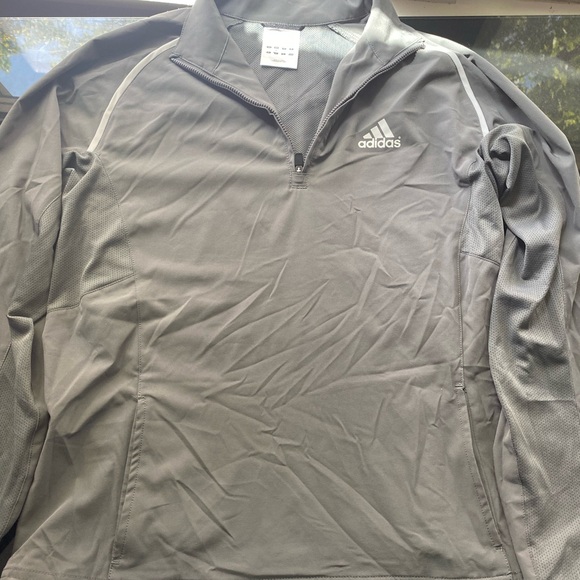 adidas | Jackets & Coats | Adidas Gray Performance Jacket With ...